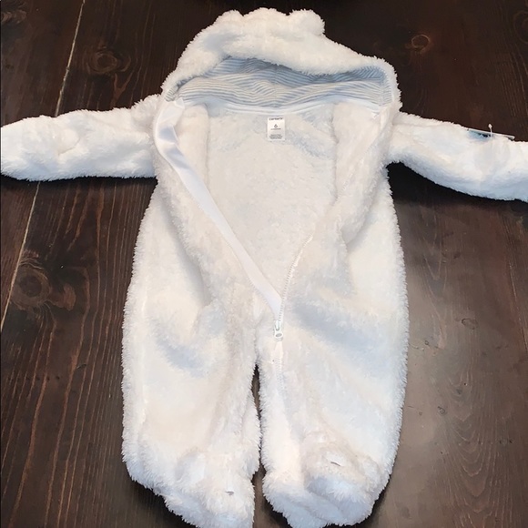 Carter's | Jackets & Coats | Nwt Adorable Sherpa Teddy Bear Bodysuit ...